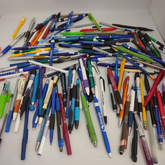 Unbranded | Art | Lot Of 25 Ink Pens Modern Brands Advertising Etc ...